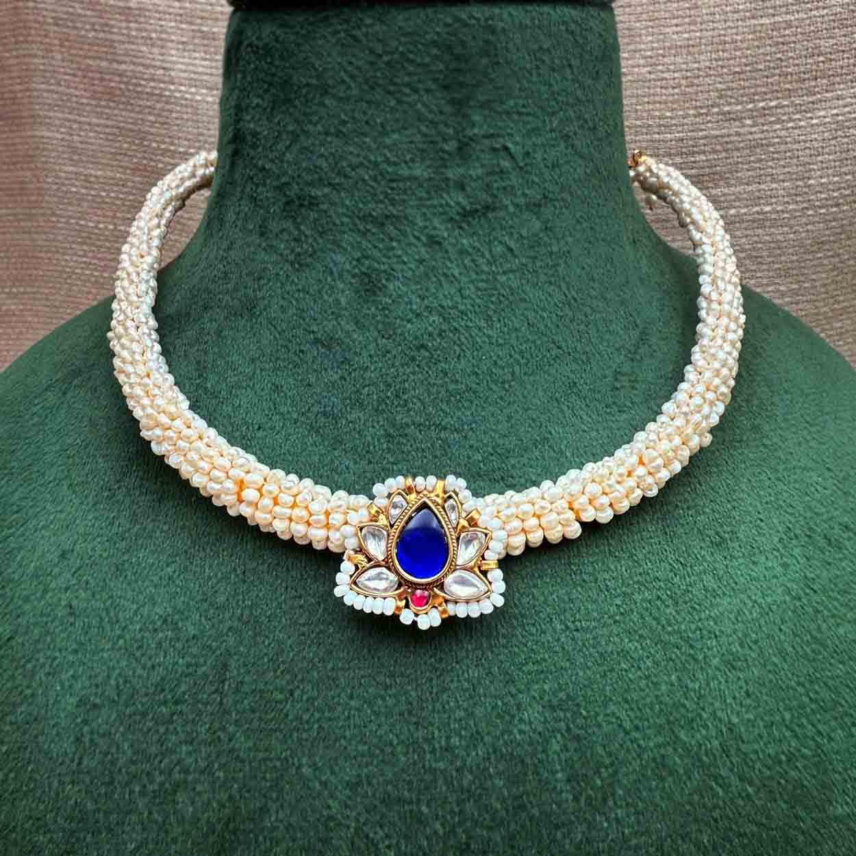 Kumud Kundani pearl Hasli - Eta Jewels